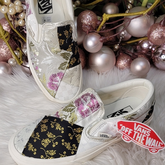 Vans | Shoes | Vans Brocadepatchwork Classic Slipon Women Shoes New ...